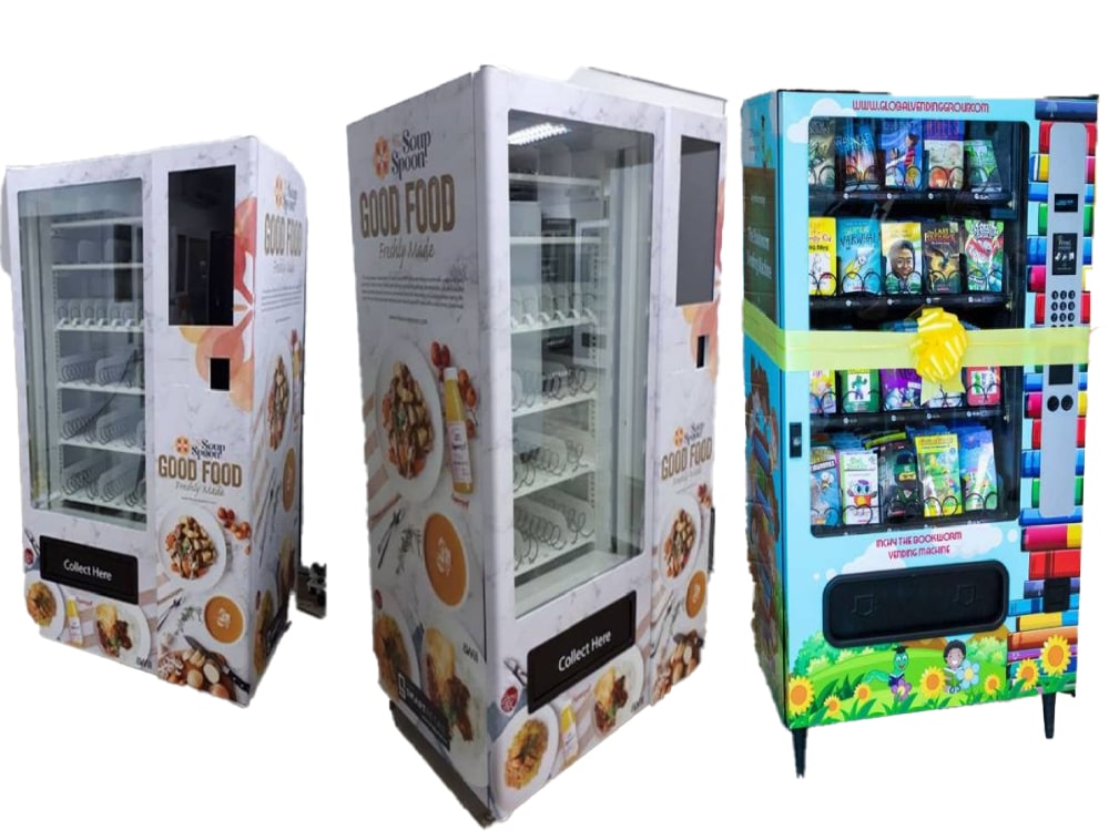 A modern vending machine wrap ATM machine wrap design in 4 hour | Upwork