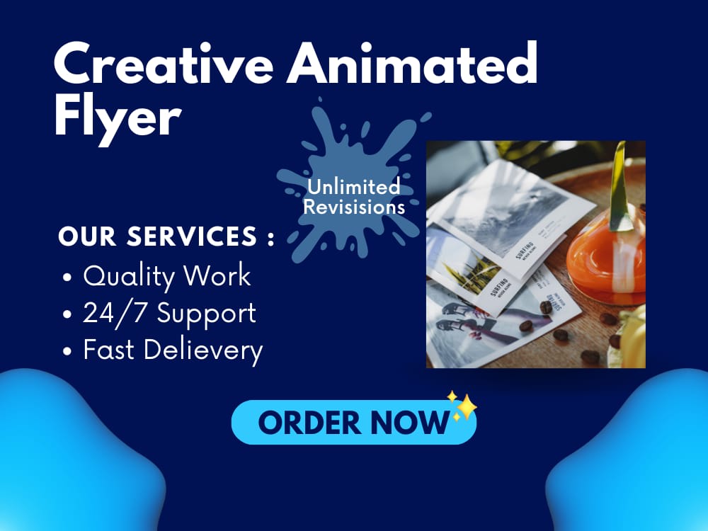 Unique and Captivating Motion Flyer | Animated Flyer | Upwork