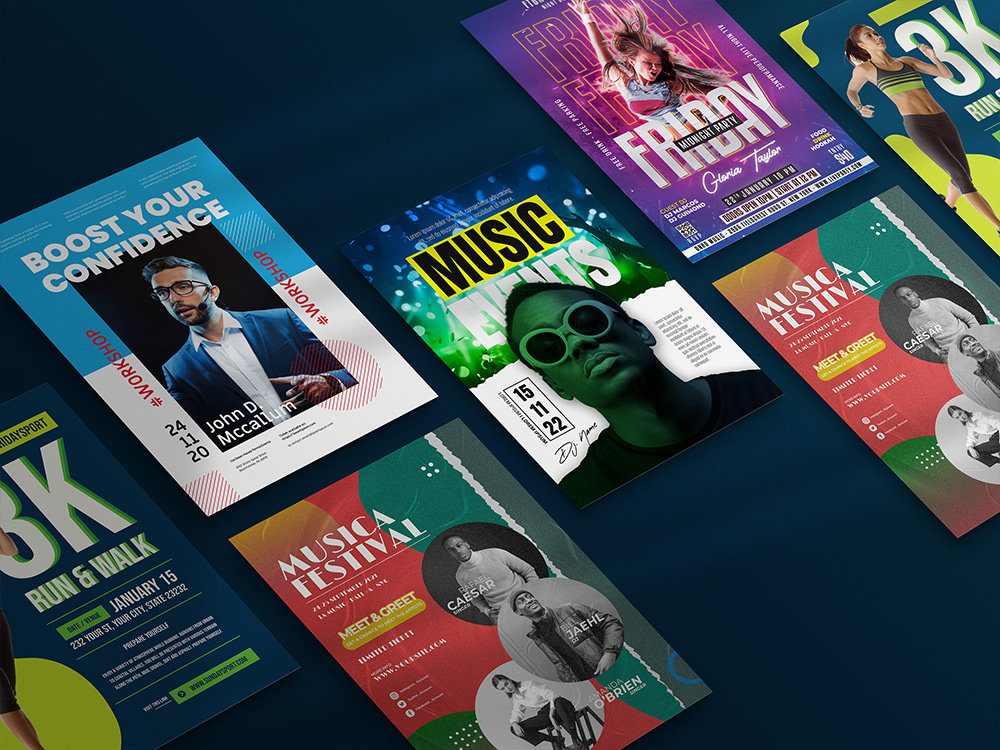 A print-ready flyer and brochure Design with in 8 hours | Upwork