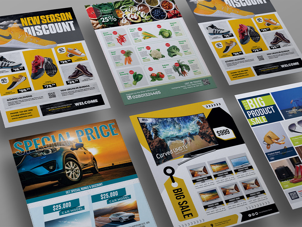 A print-ready flyer and brochure Design with in 8 hours | Upwork