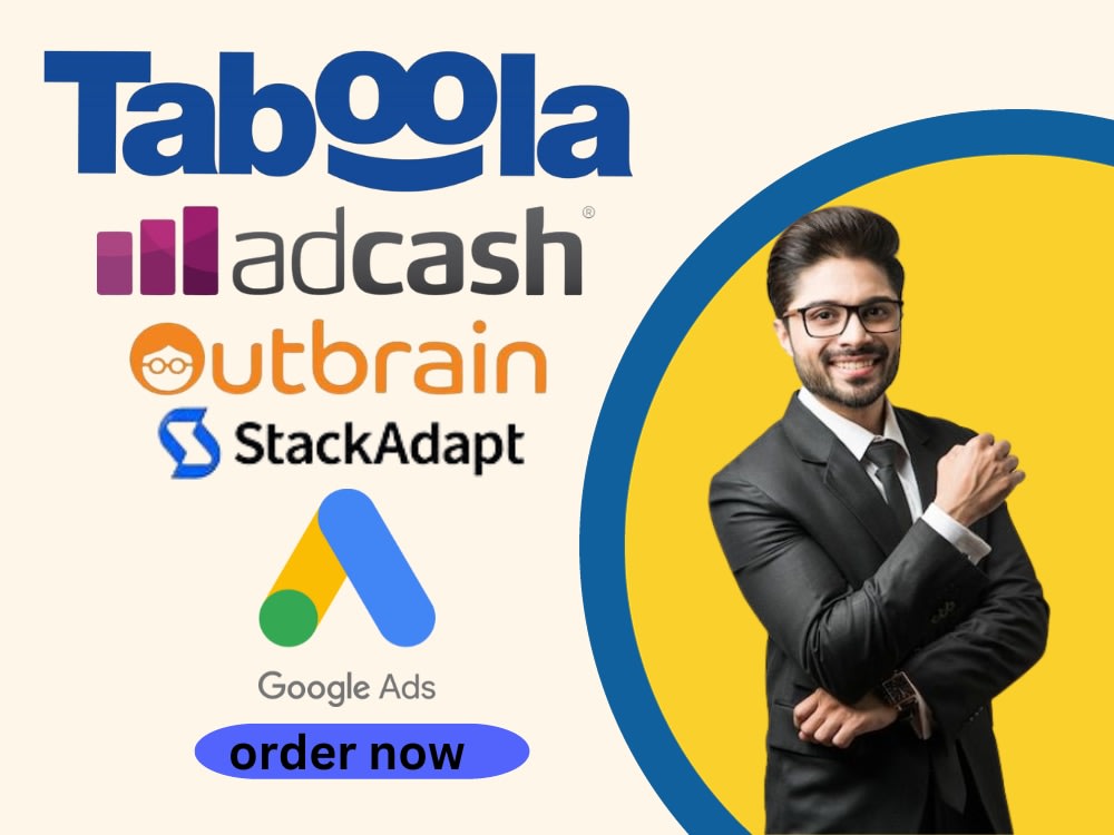 Taboola ads native ads campaign setup stack adapt outbrain ads | Upwork