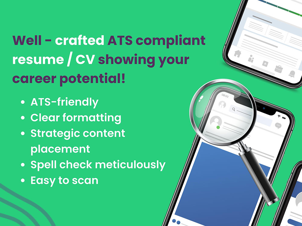 Well-crafted ATS-compliant resume/CV showing your career potential ...