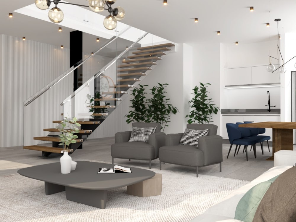 A realistic interior render in just 2 days | Upwork