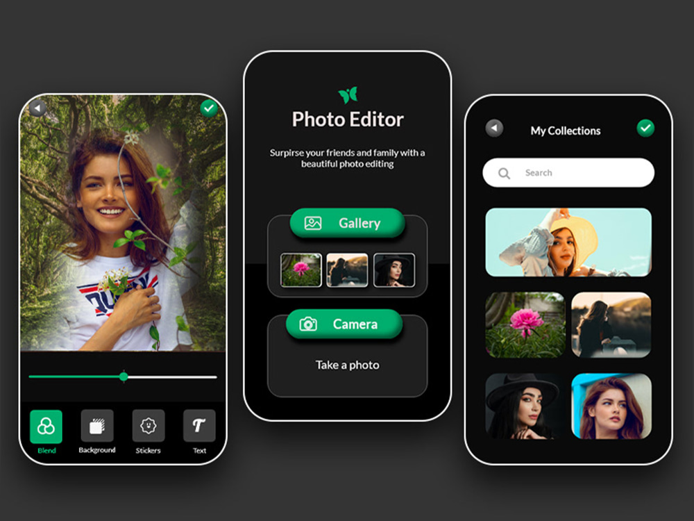 UI/UX Design for Photo Editor app | Upwork