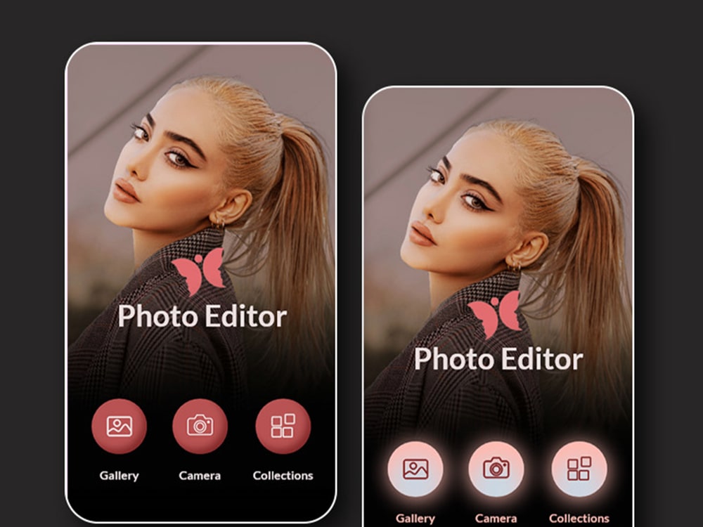 UI/UX Design for Photo Editor app | Upwork