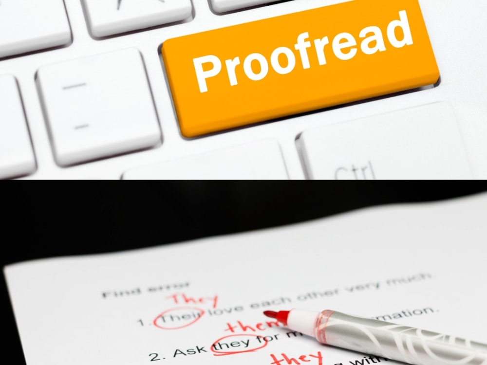 Thoroughly Proofread Documents, Articles, PDFs and Production Contents ...