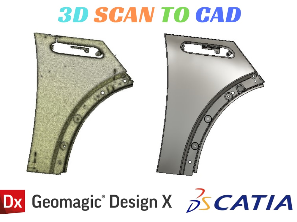 Reverse engineering, 3d scan to cad by geomagic design x | Upwork
