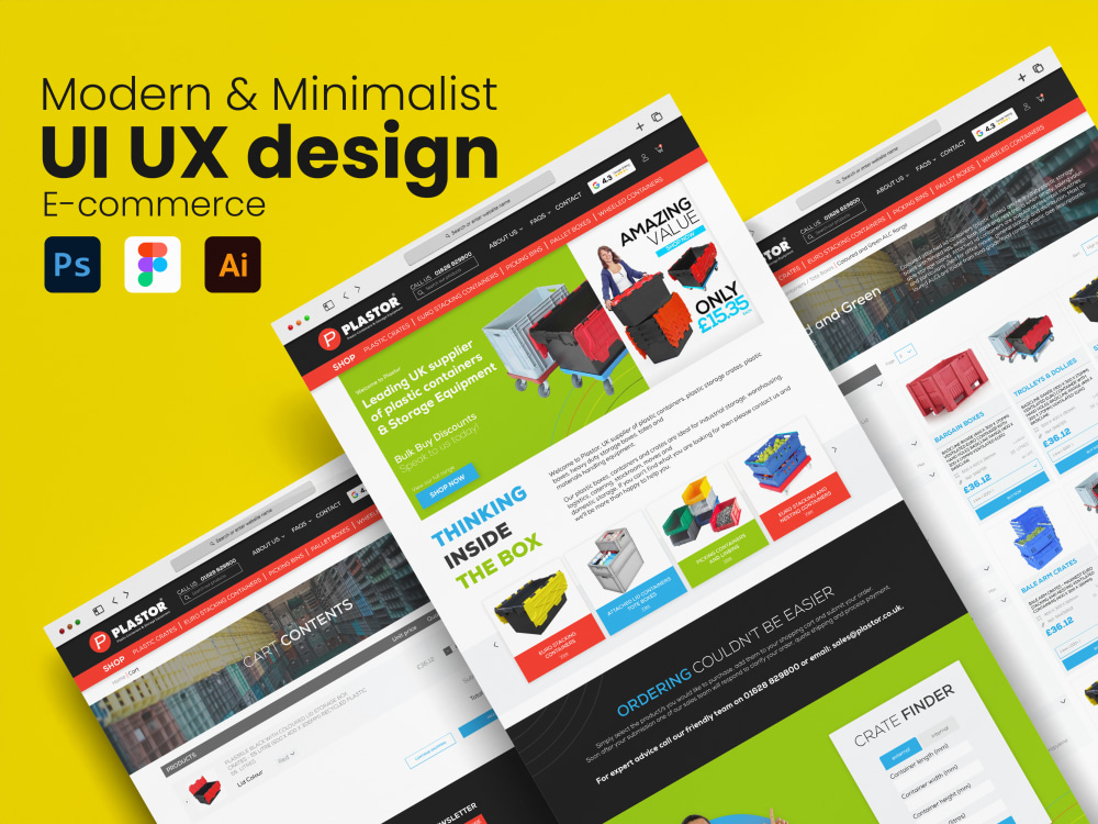 A UI UX Expert -Minimalist- Landing Page Design - website re-design ...