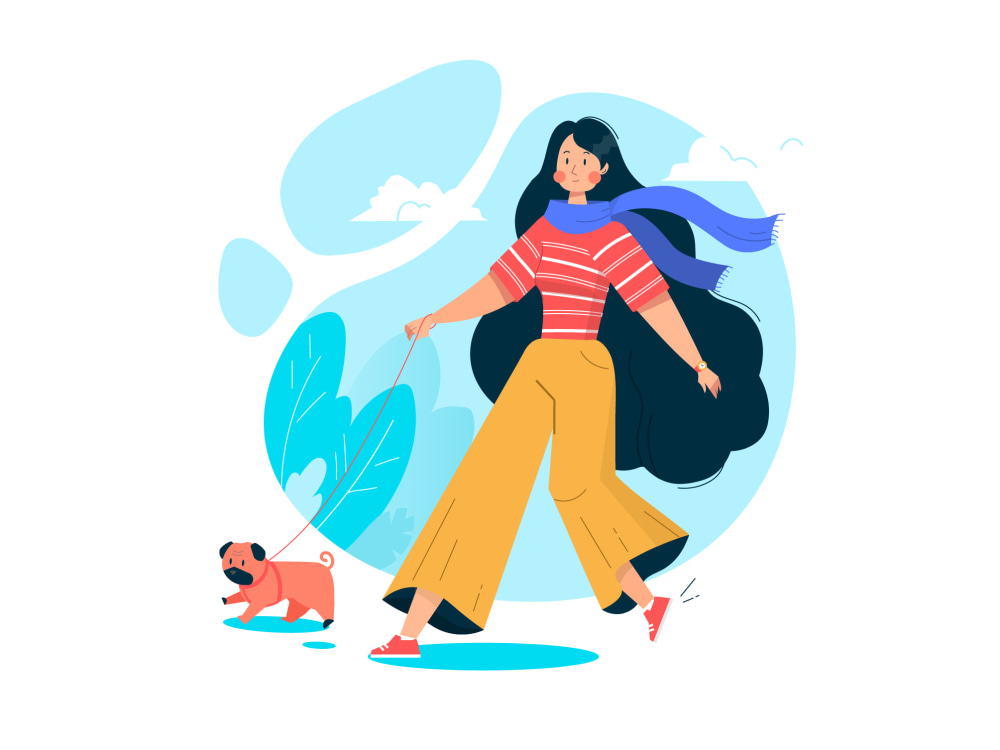 A high-quality flat vector illustration | Upwork