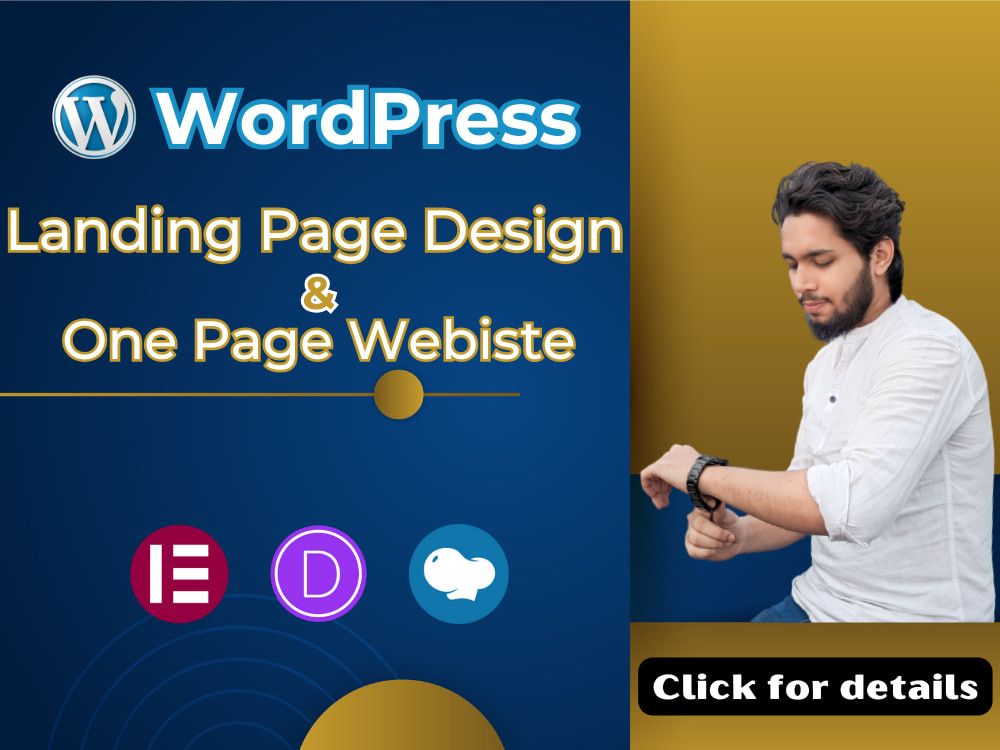 WordPress Landing page design | One Page Website design in WordPress | Upwork