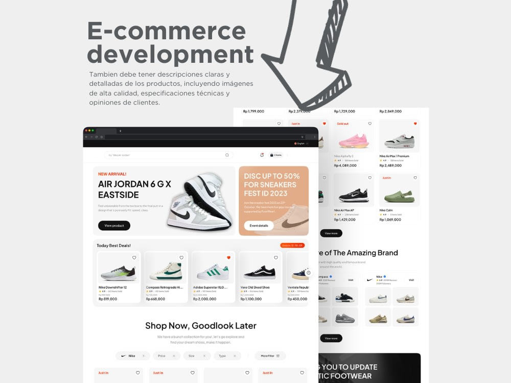 Custom e-commerce site with advanced UX/UI for increased sales | Upwork