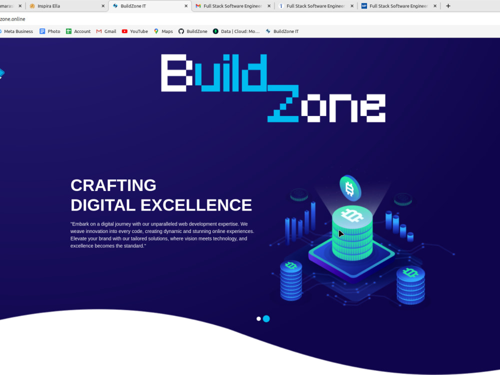 A fantastic web site using react, node and Mongodb | Upwork