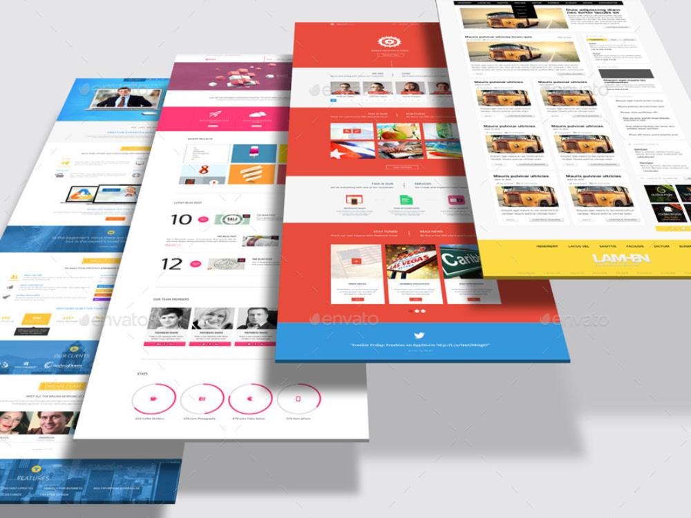 Responsive, creative, and modern UI/UX website/landing page design in ...