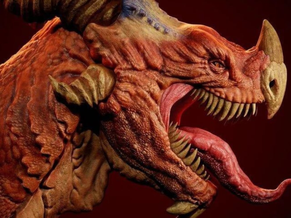 Realistic dragon model, dragon rendering and animation with quality effect | Upwork