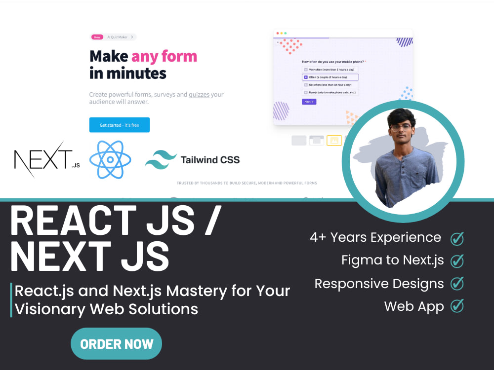 React Js React Developer Front End Developer React Js Redux Next Upwork