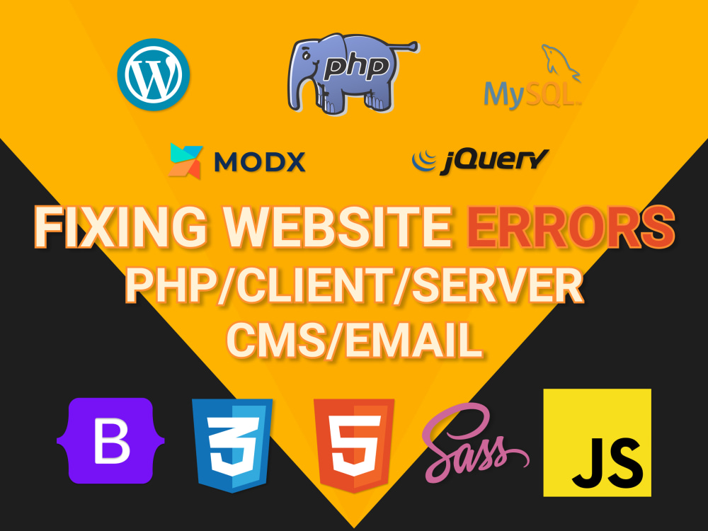 Fixing website errors: PHP, JS, CMS, API | Upwork