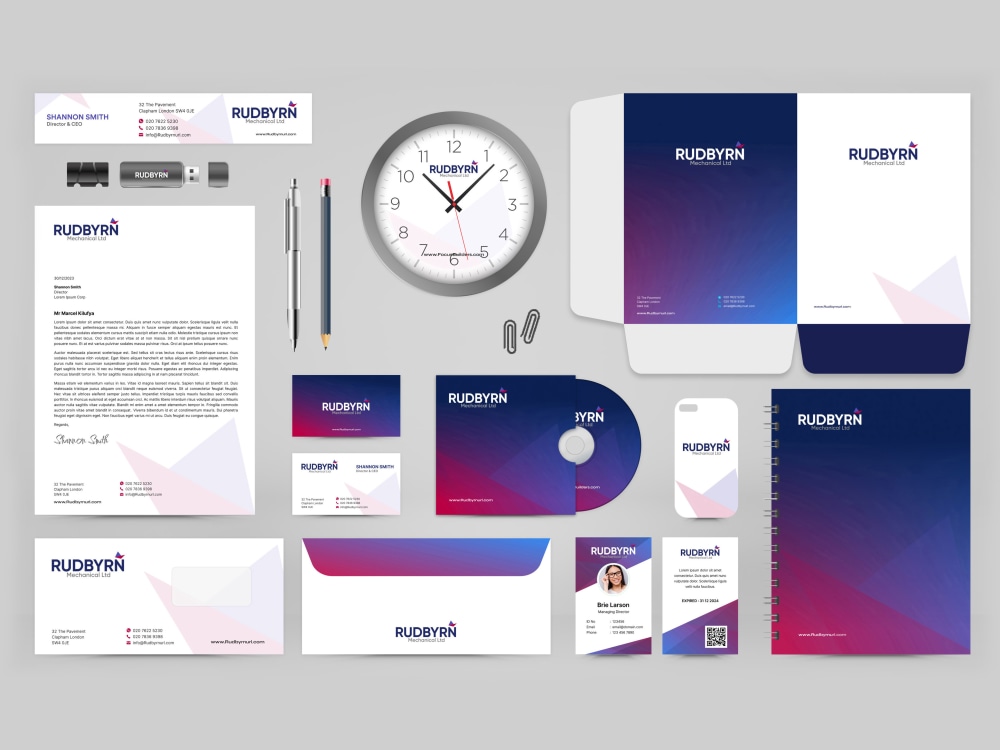 Stationery Pack Design, Branding, Business Card, Letterhead Design | Upwork