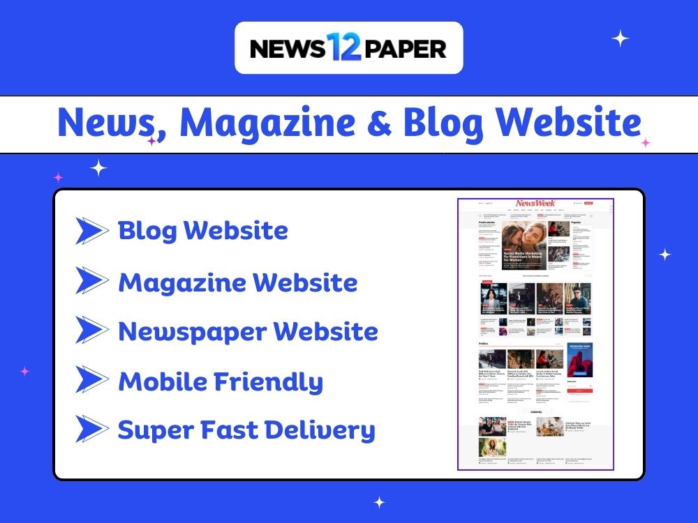 News, Magazine & Blog website design with newspaper theme | Upwork