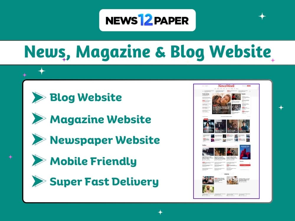 News, Magazine & Blog website design with newspaper theme | Upwork