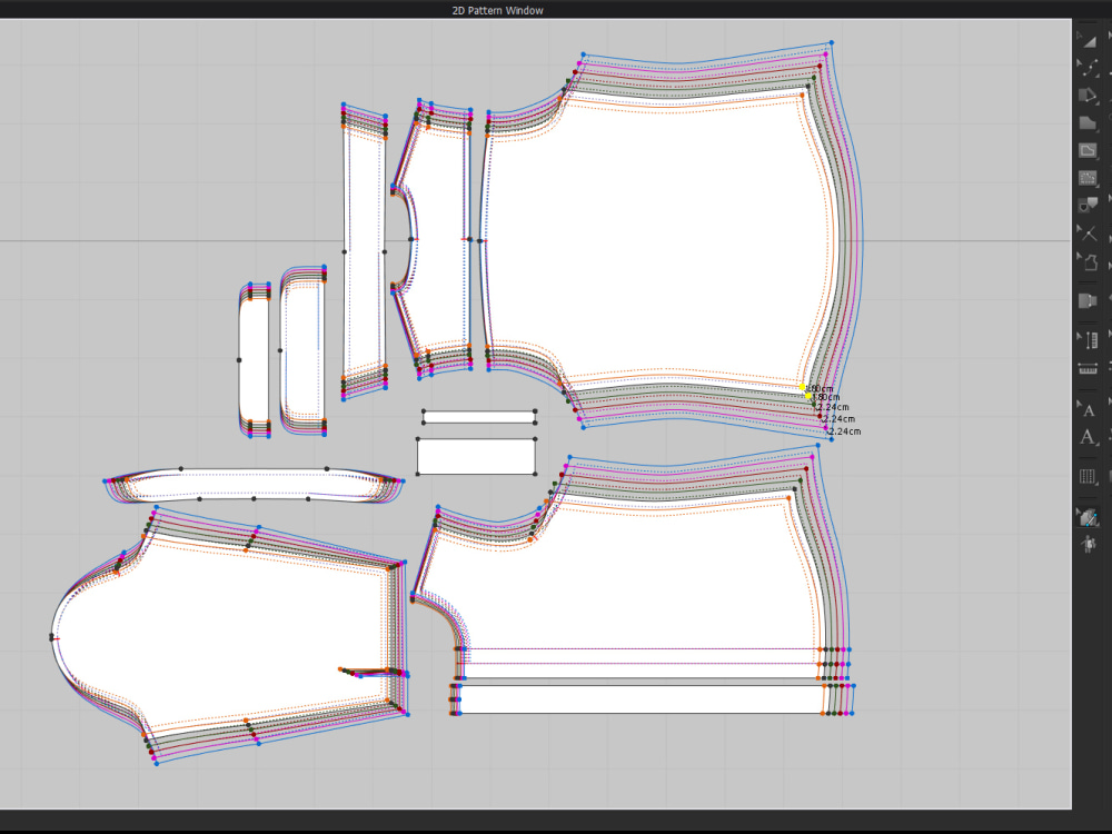 Clothing and Apparel sewing patterns, pattern grading, and DXF | Upwork
