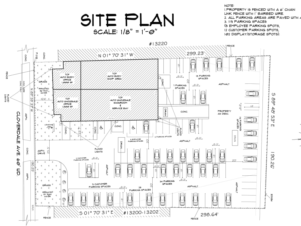 Detailed site plan or landscape plan for building permit in 5 hours ...