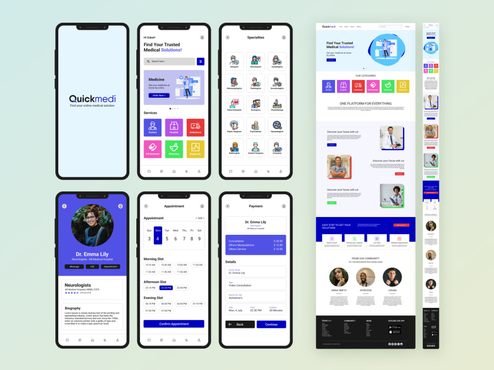 A Mobile app UI/UX Design in Figma | Upwork