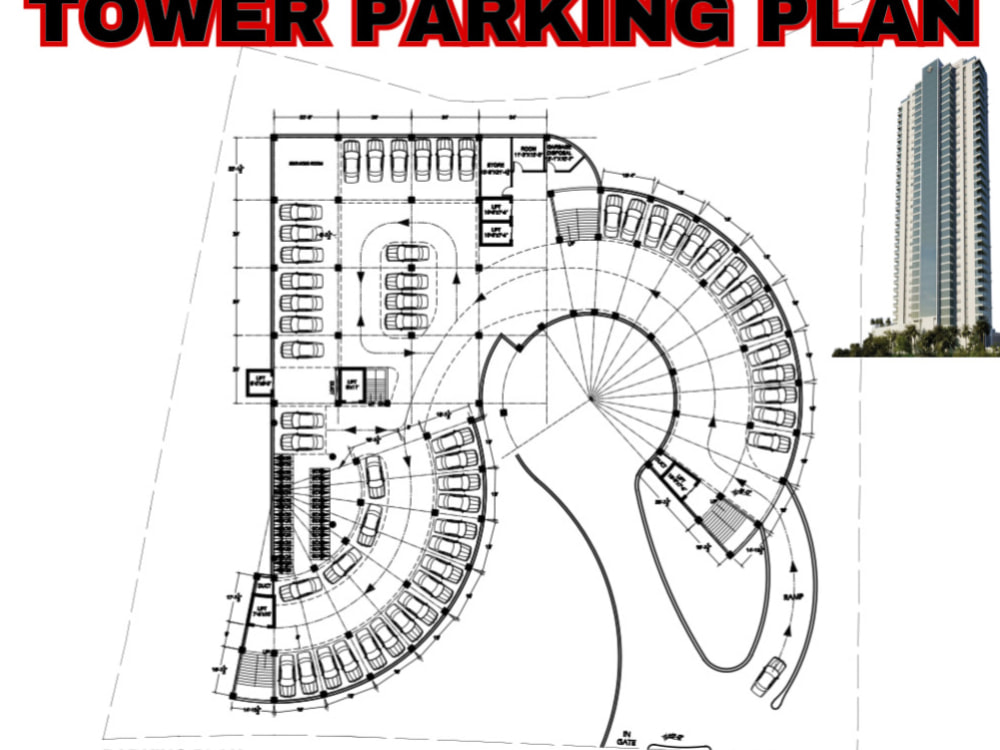 Tower Basement Parking Plan | Upwork