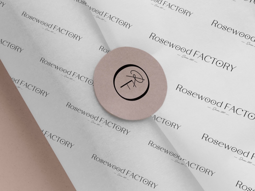 Unique Semi-Custom Premium Logo - "Rosewood Factory" | Upwork