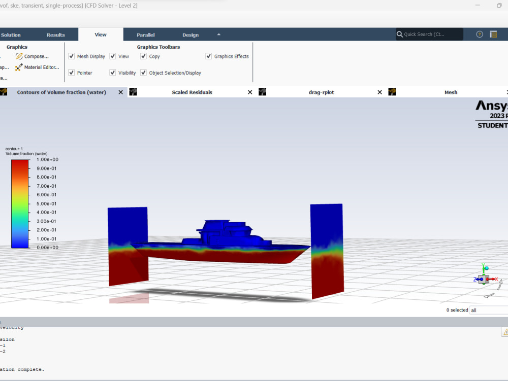 FEA, CFD & Hydrodynamic Analysis of a floating Body using Ansys. | Upwork