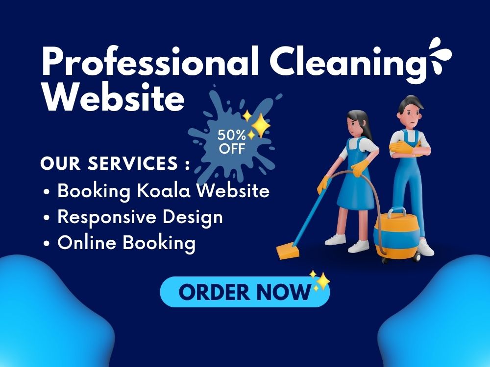 House cleaning website, office cleaning website, cleaning website | Upwork