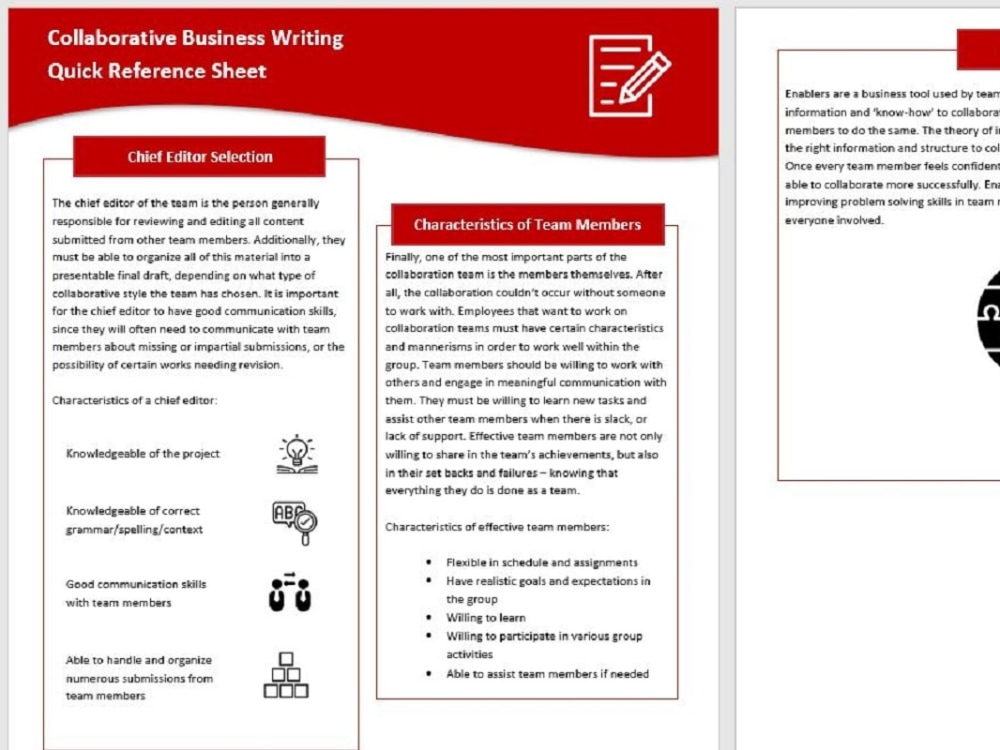 A full Collaborative Business Writing Workshop with all materials ...