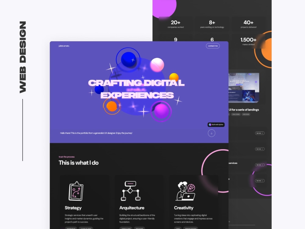 A modern and stunning design of your web | Upwork