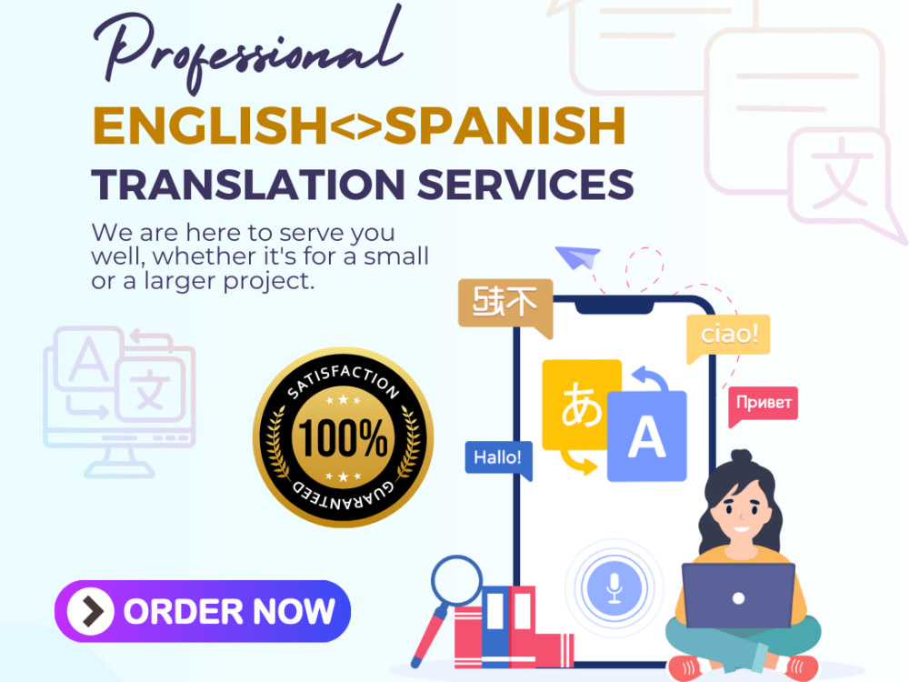 Professional 100% Human Translation from English Spanish Services | Upwork