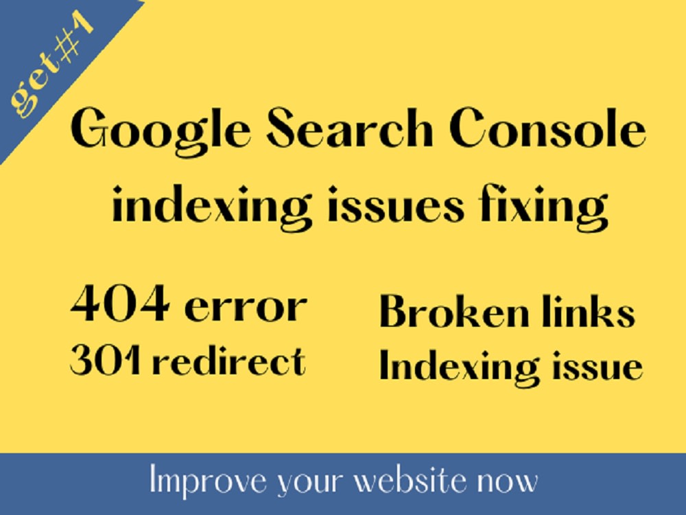 Google search console errors fix and indexing issues solve | Upwork
