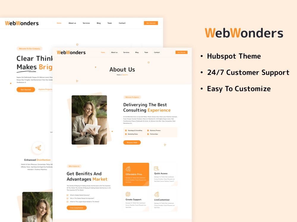 An amazing Hubspot CMS Development for your website. | Upwork