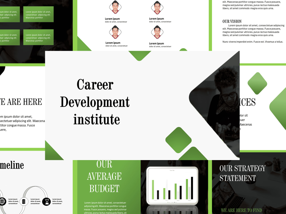 A Modern and Eye Catching Presentation template | Upwork