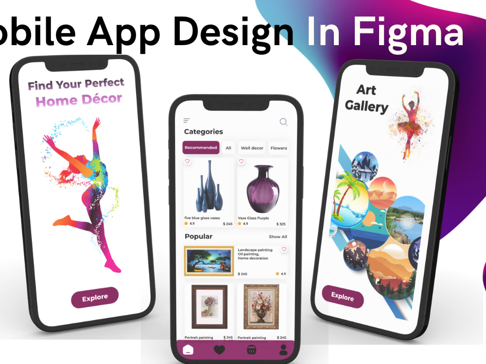 Figma UI/UX Mobile app,web,ios, designs. | Upwork