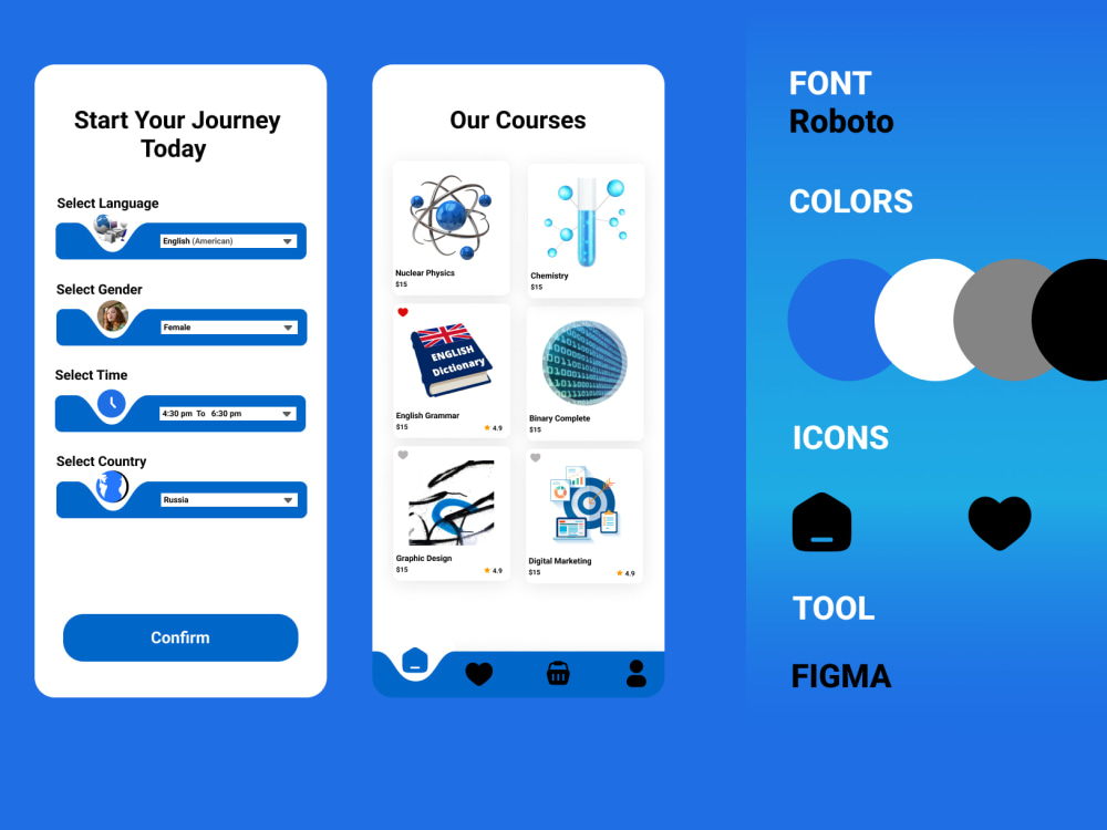 Figma UI/UX Mobile app,web,ios, designs. | Upwork