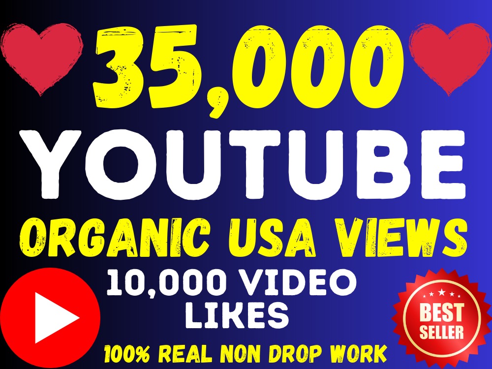 Ultrafast 35,000 YouTube USA views | Upwork