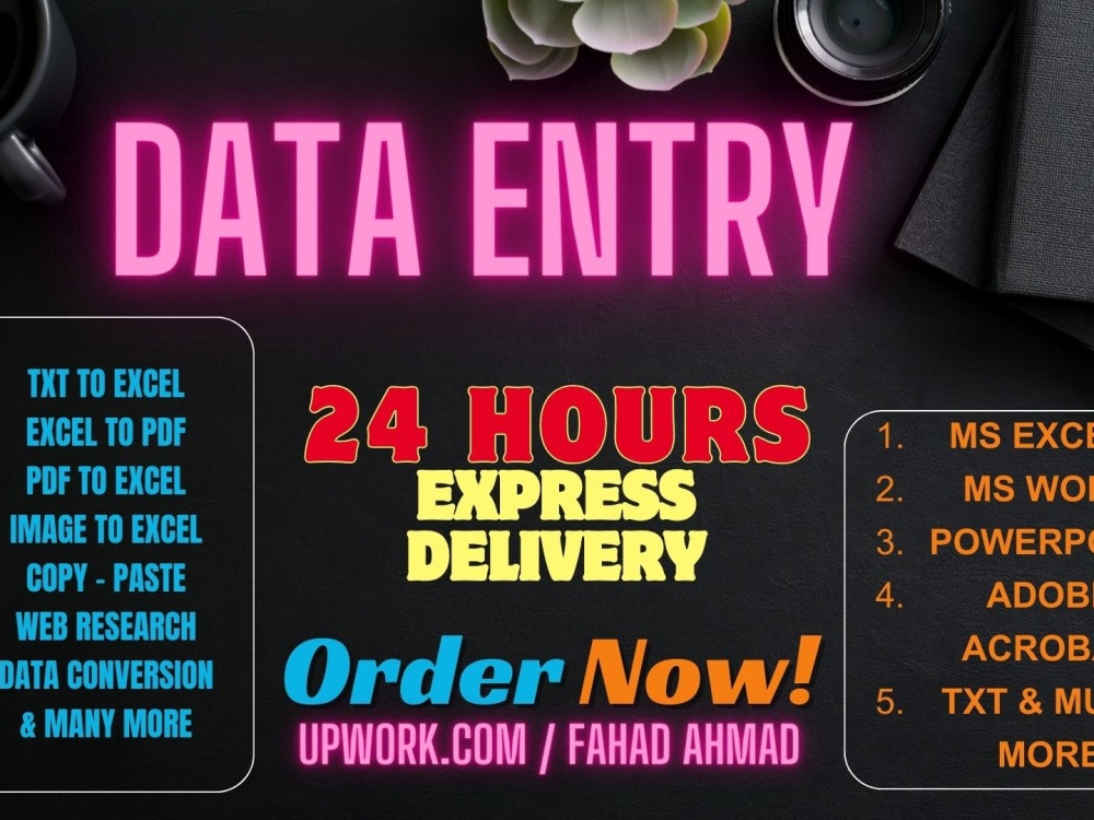 Virtual Assistant for Data Entry, Data Mining, Web Research & copy paste | Upwork