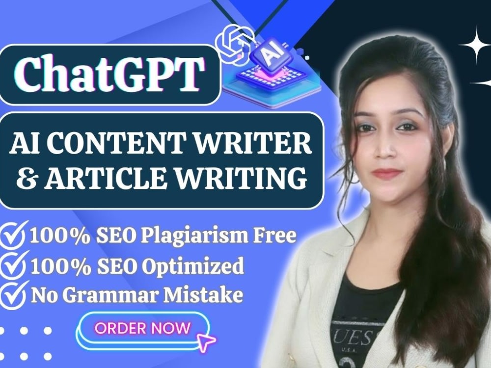 Be your SEO optimized ai content writer using chat gpt article writing ...