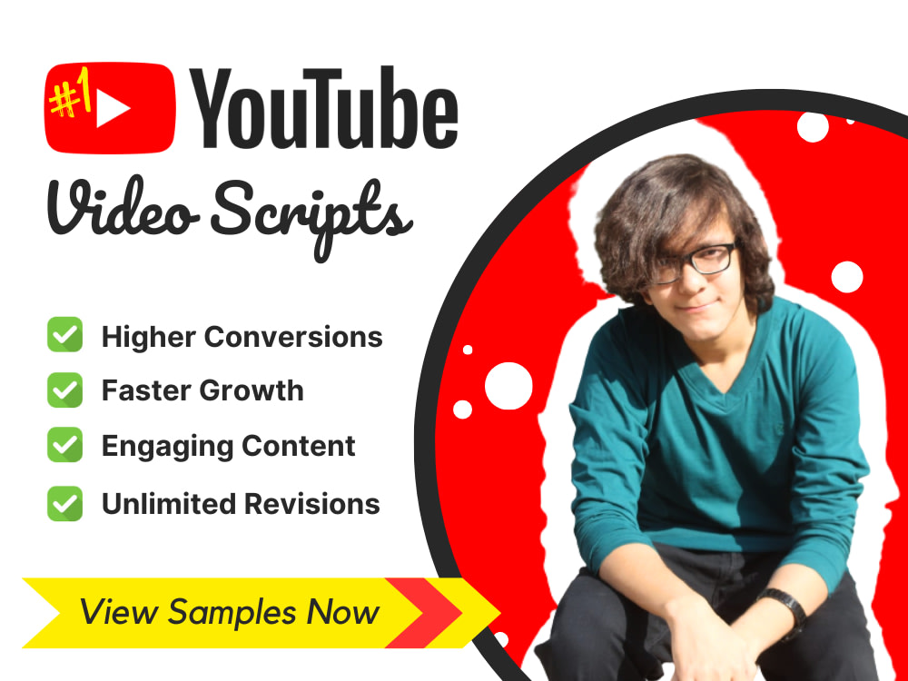 Amazing YouTube Script Writing from an Expert Video Script Writer | Upwork