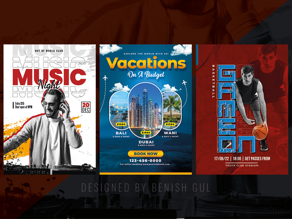 Professional, creative, appealing Poster/Flyer/Brochure design | Upwork