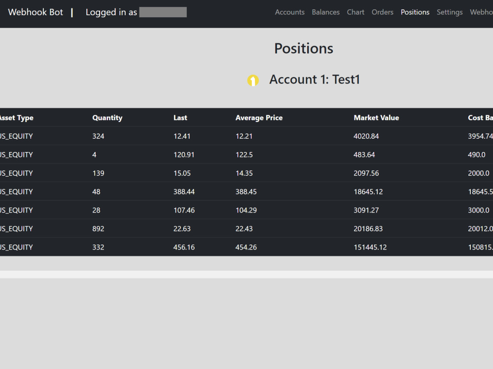 Integration with TradingView / TrendSpider webhooks to your brokerage | Upwork