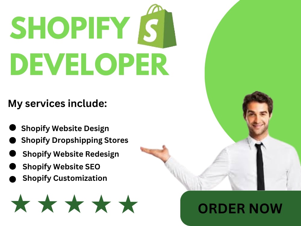 Shopify store designer, create Shopify dropshipping store and redesign ...