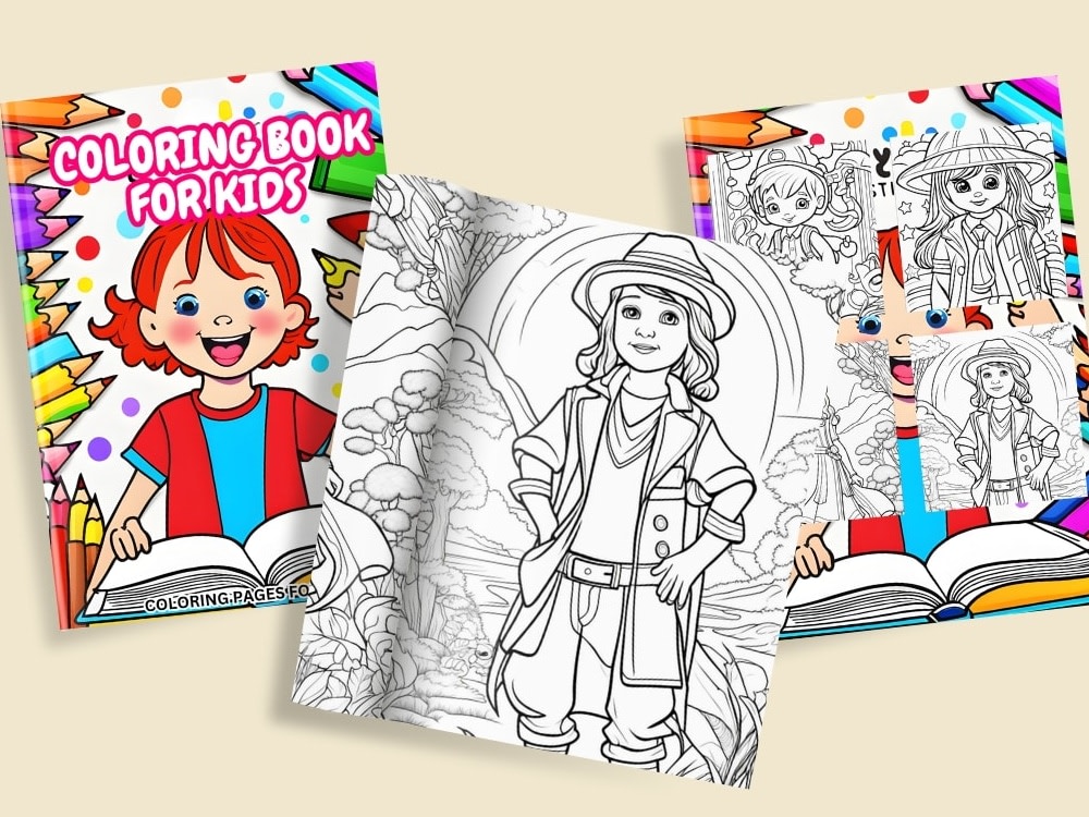 Create coloring book pages and book cover for amazon KDP | Upwork