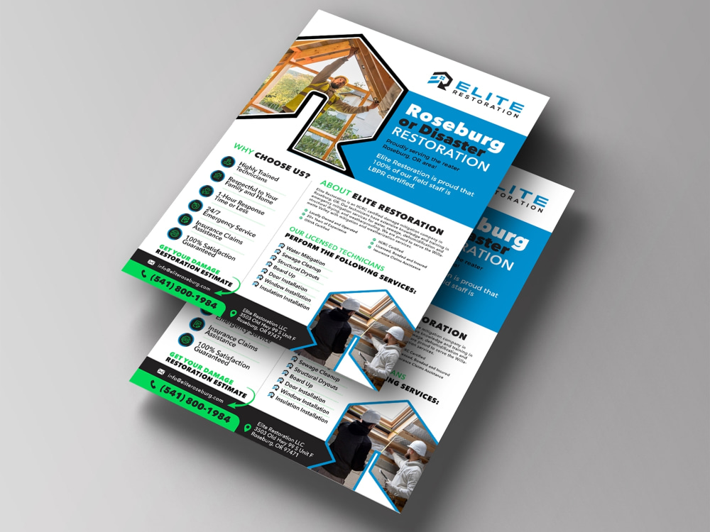 A original modern style flyer design | Upwork