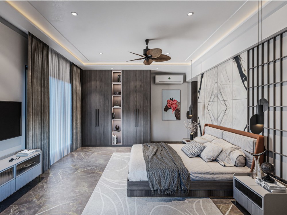 A high-quality photorealistic 3D render | interior designer |Space ...