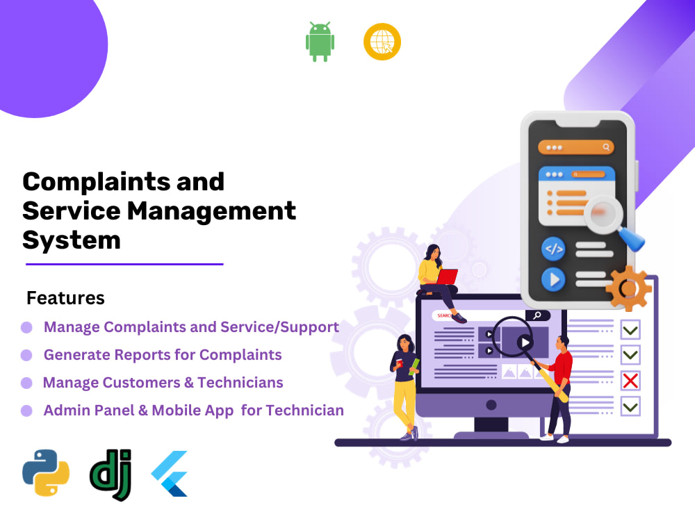 Complaints and service management system | Upwork