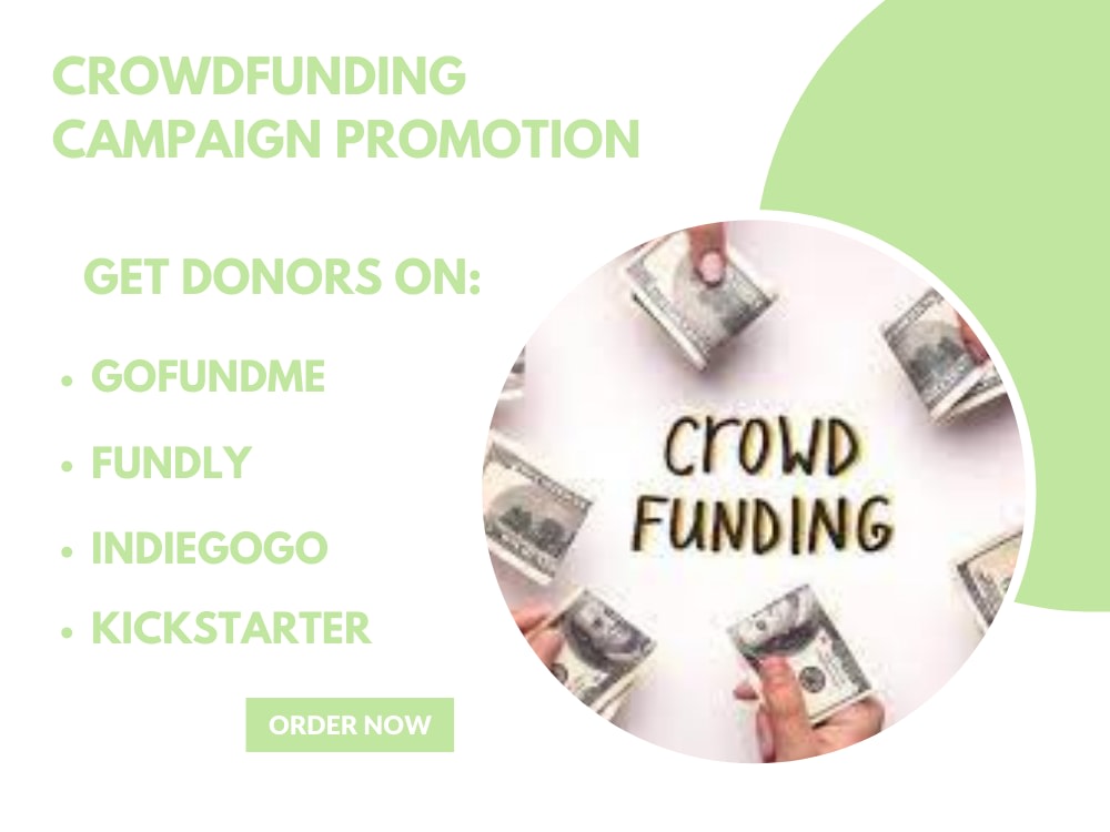 Effective Gofundme Promotion, Fundly Crowdfunding Campaign to massive ...